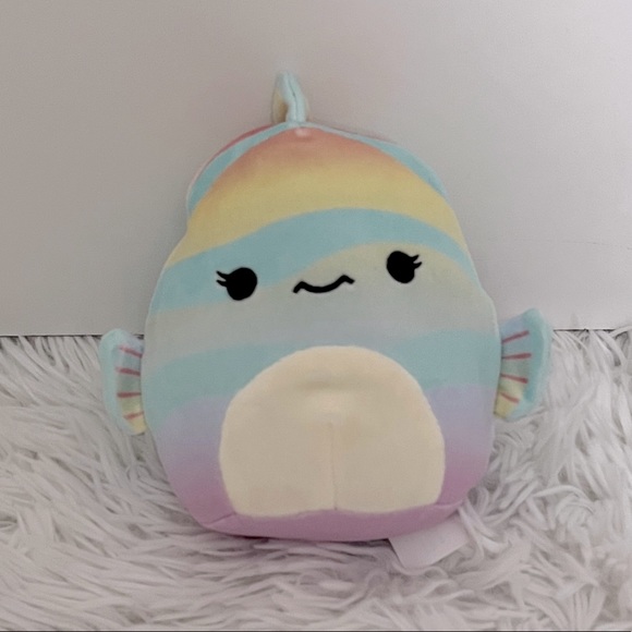 Squishmallows | Other | 5 Fabiola The Fish Squishmallow Pastel Rainbow ...